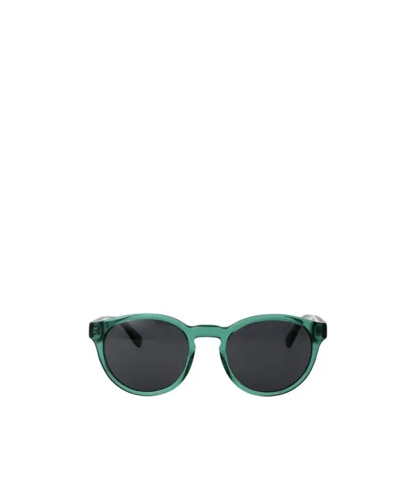 Polo Ralph Lauren Round Frame Sunglasses - Shiny Transparent Green