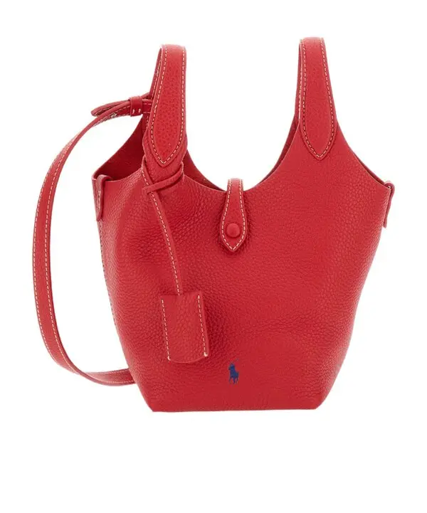 Polo Ralph Lauren Small Top-handle Shoulder Bag - Red
