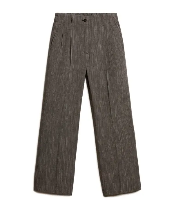GOLDEN GOOSE High-waisted Tapered-leg Tailored Trousers - Black