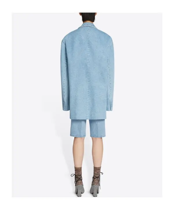 Dries Van Noten Light Wash Denim Bermuda Shorts