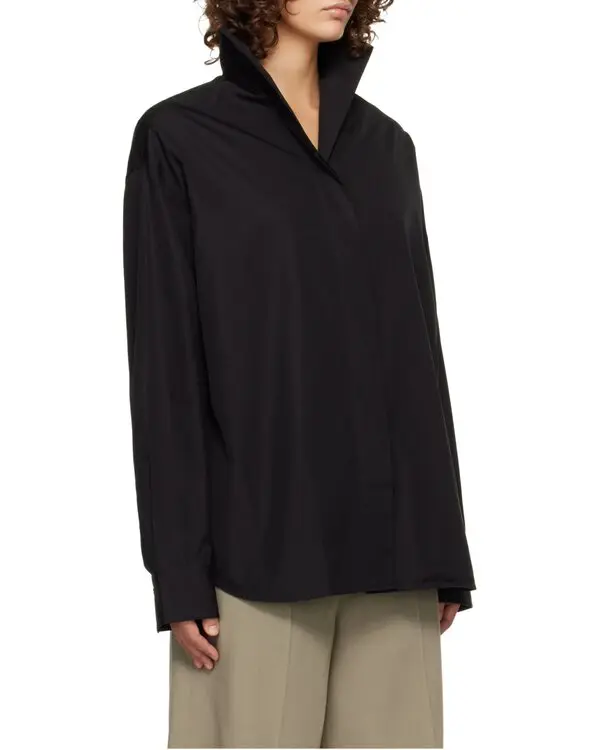 TOTEME High-collar Long-sleeved Shirt