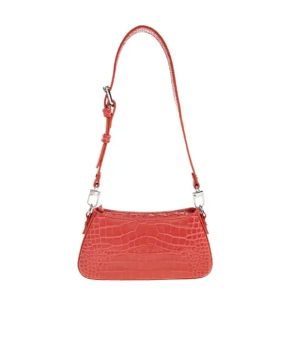 VIVIENNE WESTWOOD Tasha Embossed Shoulder Bag - Red