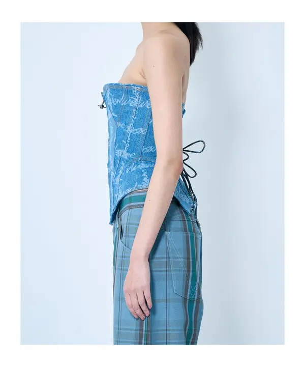 VIVIENNE WESTWOOD Denim Cobrax Corset Top