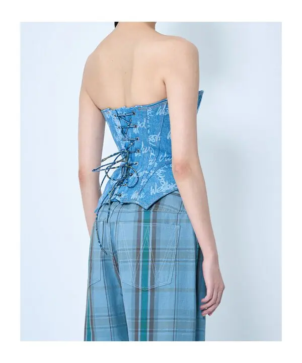 VIVIENNE WESTWOOD Denim Cobrax Corset Top