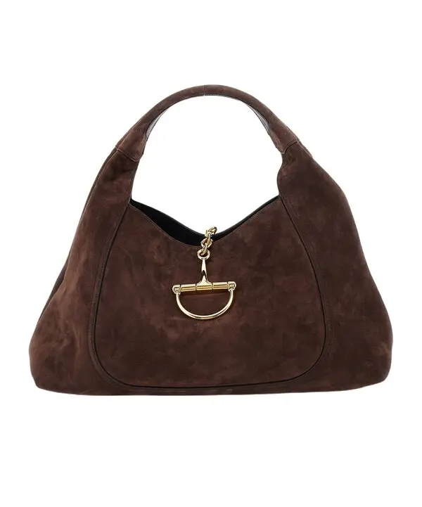 Gucci Softbit Maxi Shoulder Bag - Deep Brown