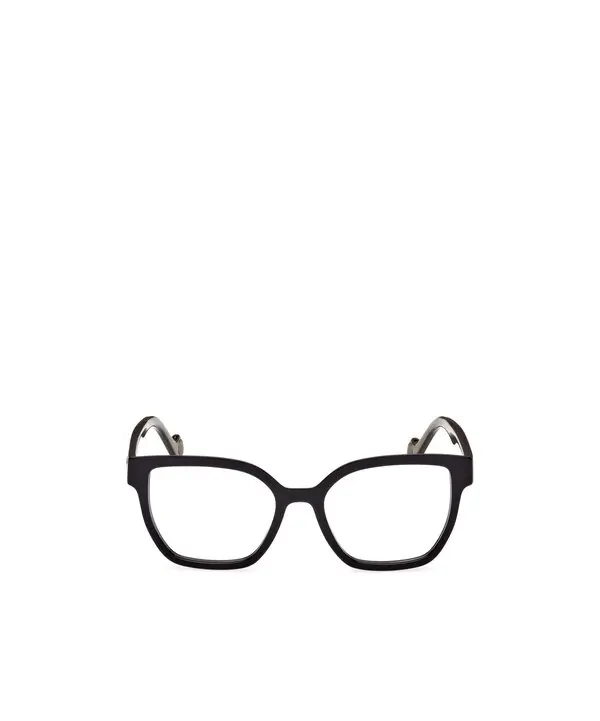 Moncler Square Frame Eyeglasses - Black