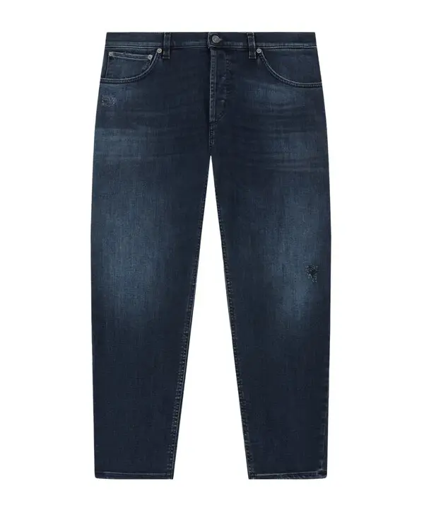 DONDUP Dark Wash Distressed Jeans - Black