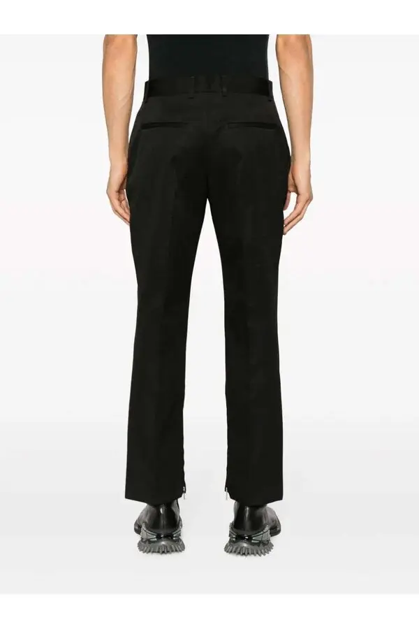 Off-White High Waist Straight Leg Pants