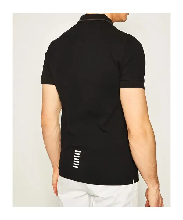 EA7 Logo-print Polo Shirt