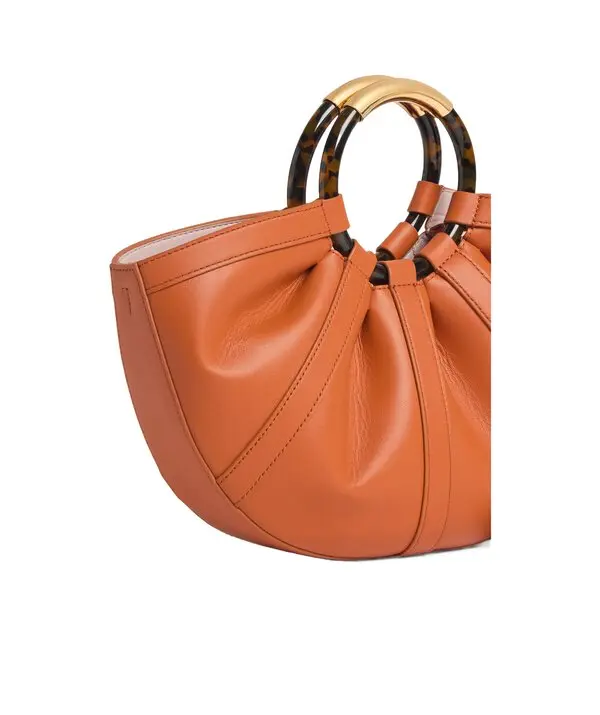 COCCINELLE Shell Medium Tote Bag With Tortoiseshell Handle - Crab