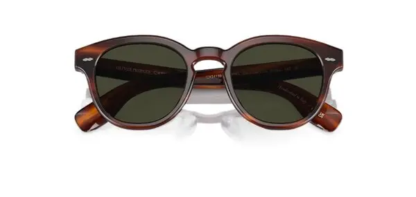 Oliver Spencer Oval Frame Sunglasses - Green