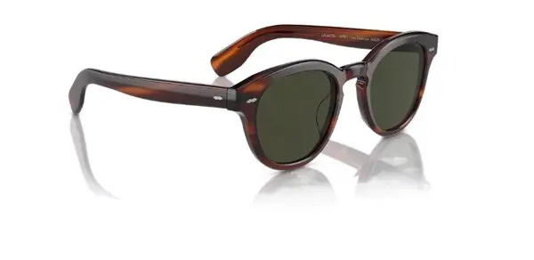 Oliver Spencer Oval Frame Sunglasses - Green