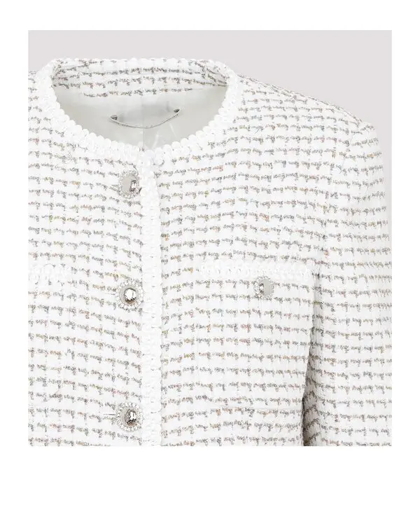 Alessandra Rich Straight Hem Buttoned Jacket