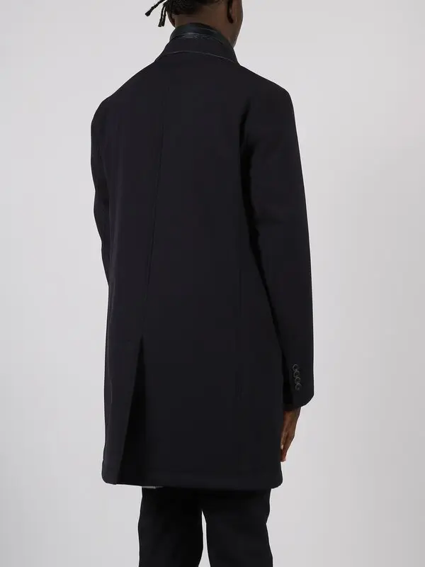 Herno Single-breasted Tailored Coat - Black