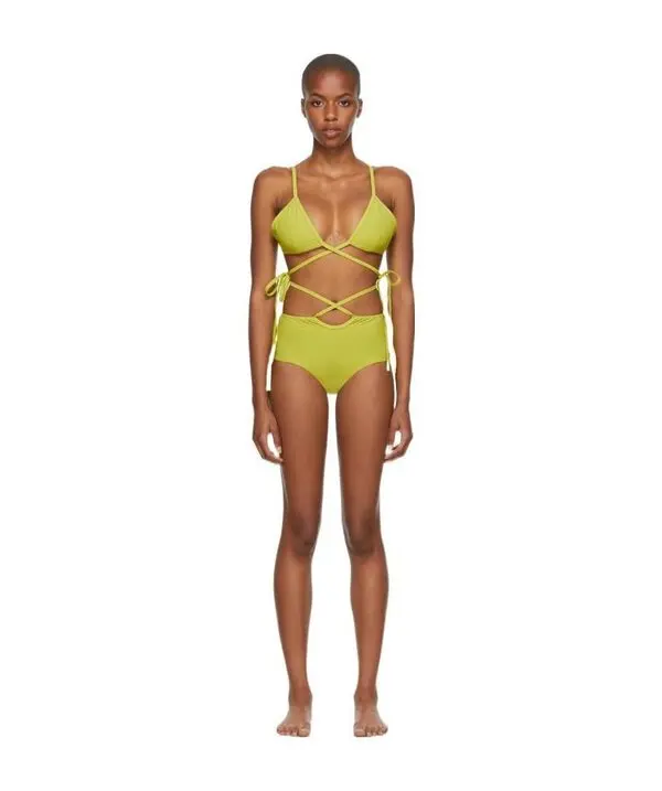 Christopher Esber Logo Bikini - Brown