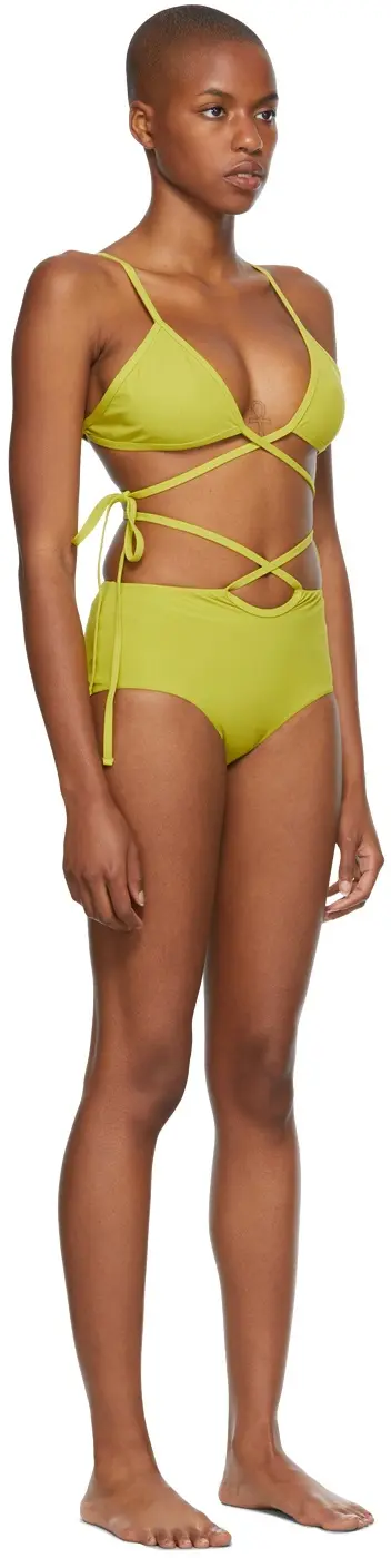 Christopher Esber Logo Bikini - Brown