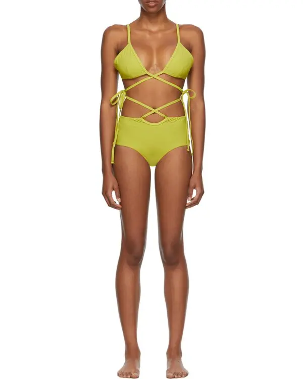 Christopher Esber Logo Bikini - Brown