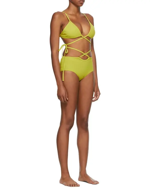Christopher Esber Logo Bikini - Brown