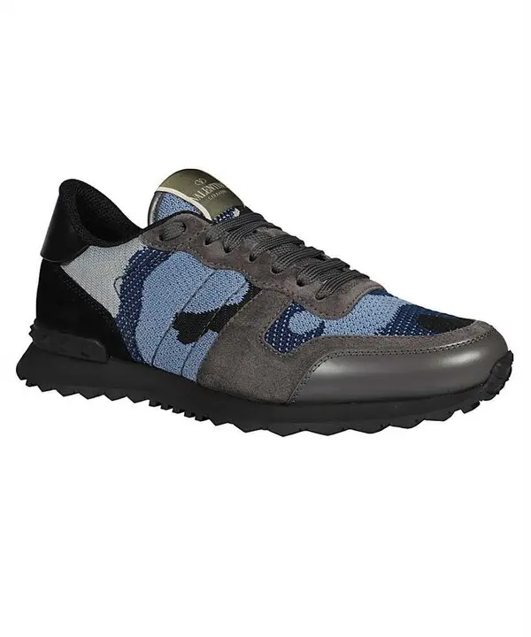 Valentino Garavani Camouflage-print Low-top Sneakers