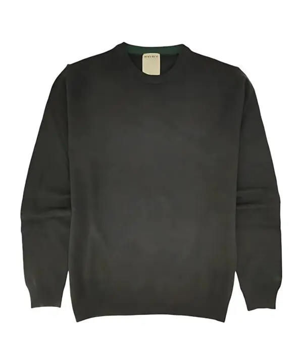 Woolrich Logo Embroidered Crewneck Jumper - Black