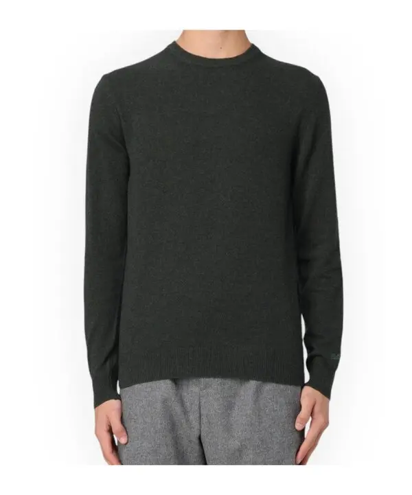 Woolrich Logo Embroidered Crewneck Jumper - Black