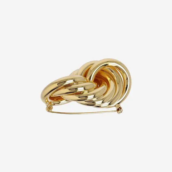 JIL SANDER Twisted Knot Brooch