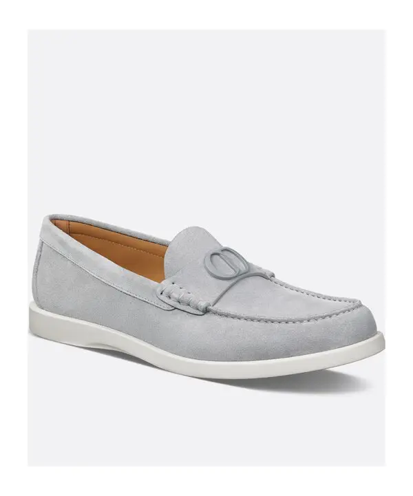 Dior Granville Loafer In Suede - Gray
