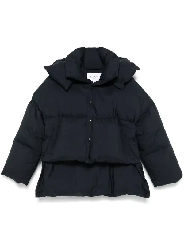 Alaïa Padded Jacket With Removable Hood