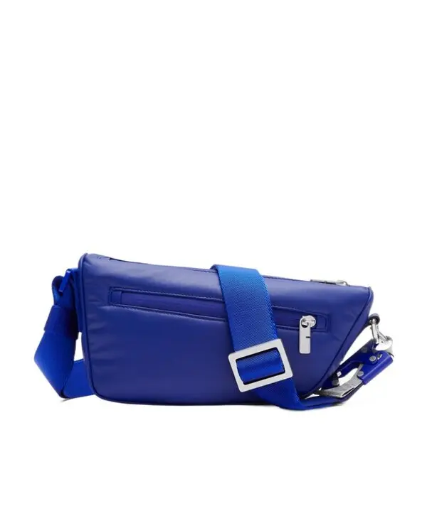 Burberry Shield Leather Crossbody Bag - Blue