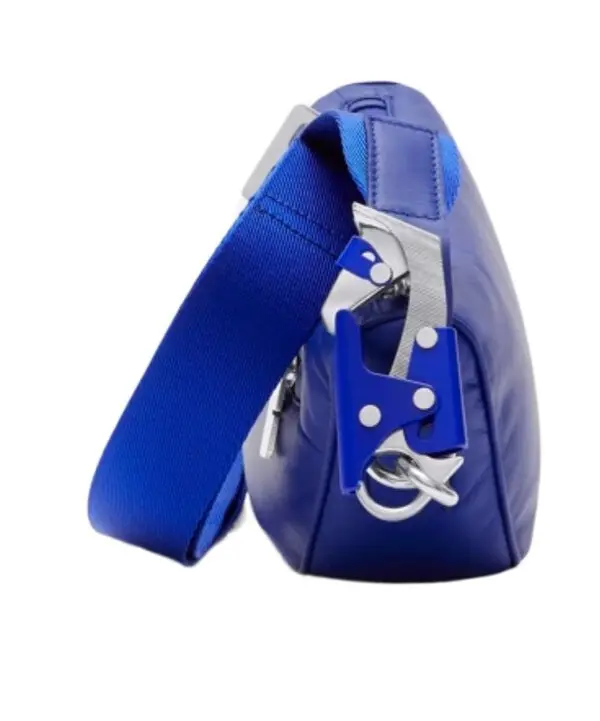 Burberry Shield Leather Crossbody Bag - Blue
