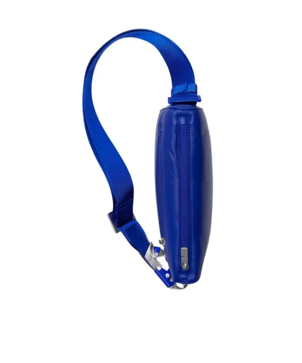 Burberry Shield Leather Crossbody Bag - Blue