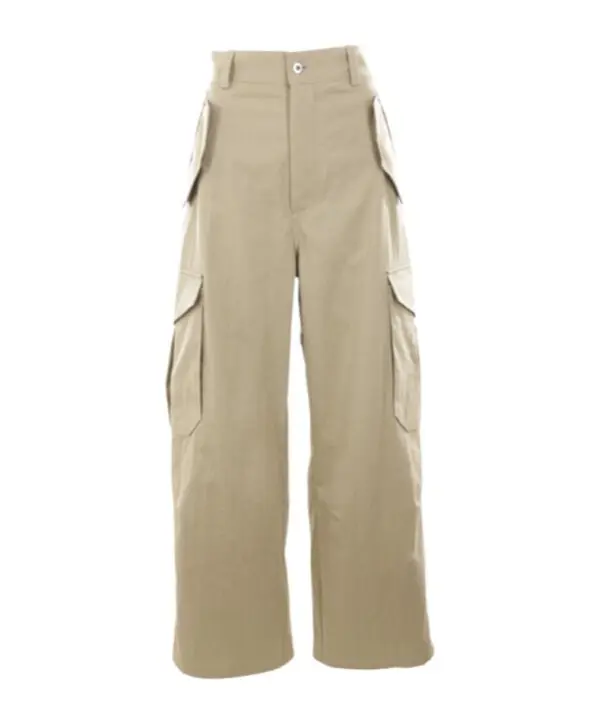 Bottega Veneta Pocket Detailed Cargo Trousers - Nude