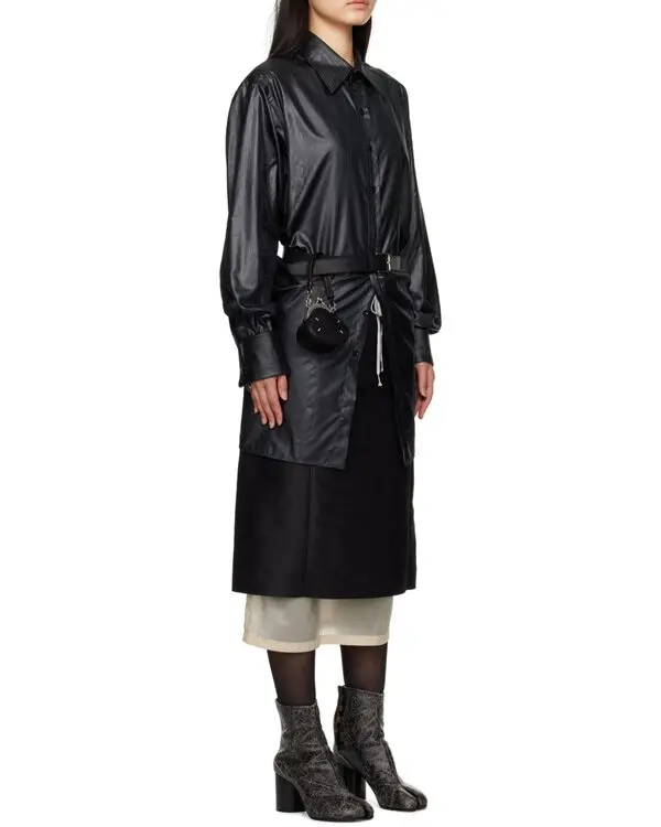 MAISON MARGIELA Long-sleeved Shirt With Coated Effect