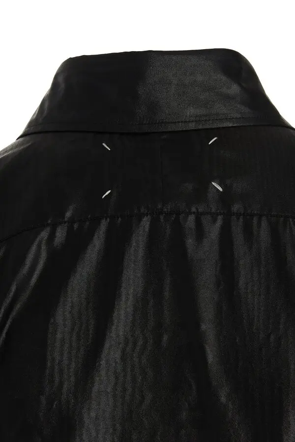 MAISON MARGIELA Long-sleeved Shirt With Coated Effect