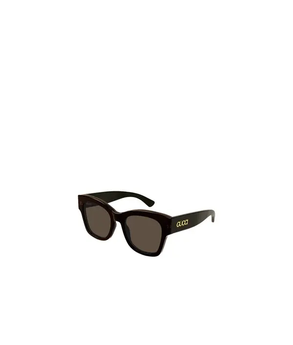 Gucci Butterfly Frame Full Rim Sunglasses - Brown