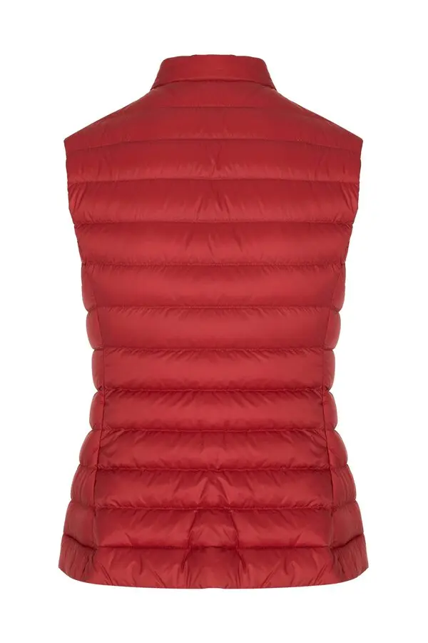Moncler Sleeveless Down Jacket - Red