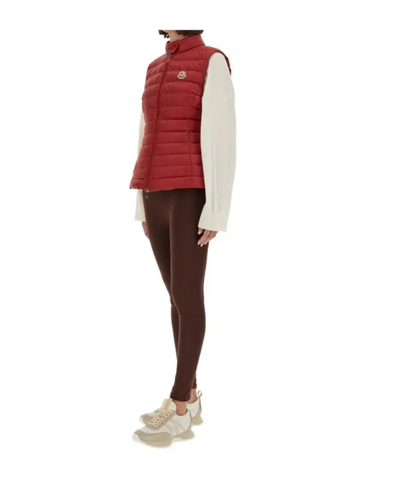 Moncler Sleeveless Down Jacket - Red