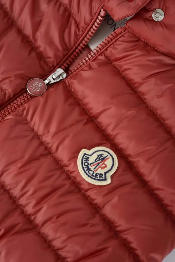 Moncler Sleeveless Down Jacket - Red