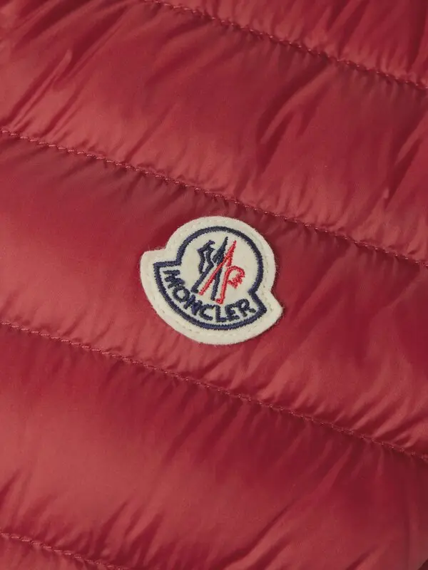 Moncler Sleeveless Down Jacket - Red