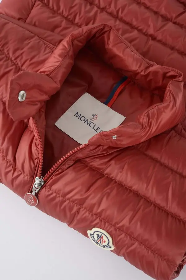 Moncler Sleeveless Down Jacket - Red