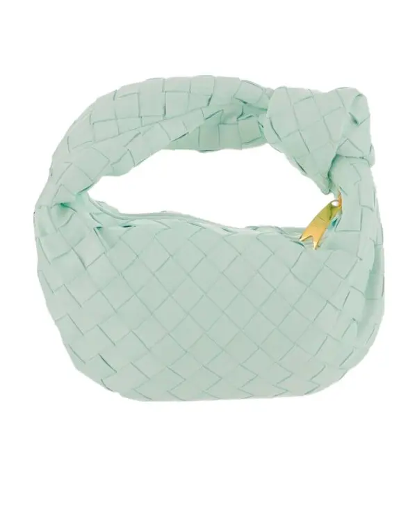 Bottega Veneta Mini Jodie Knotted Handbag - Glacier