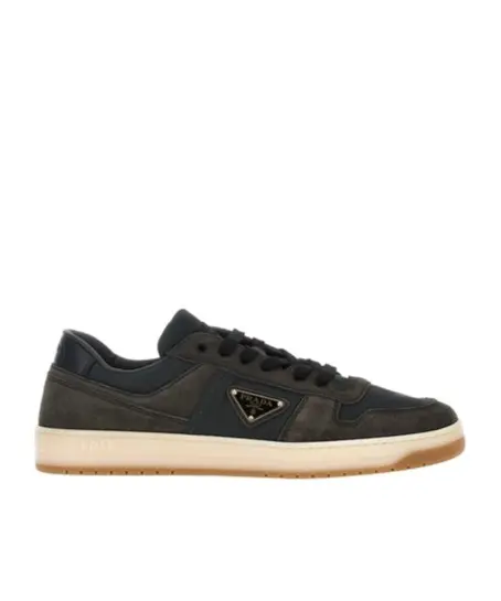 Prada Downtown Lace-up Sneakers - Black