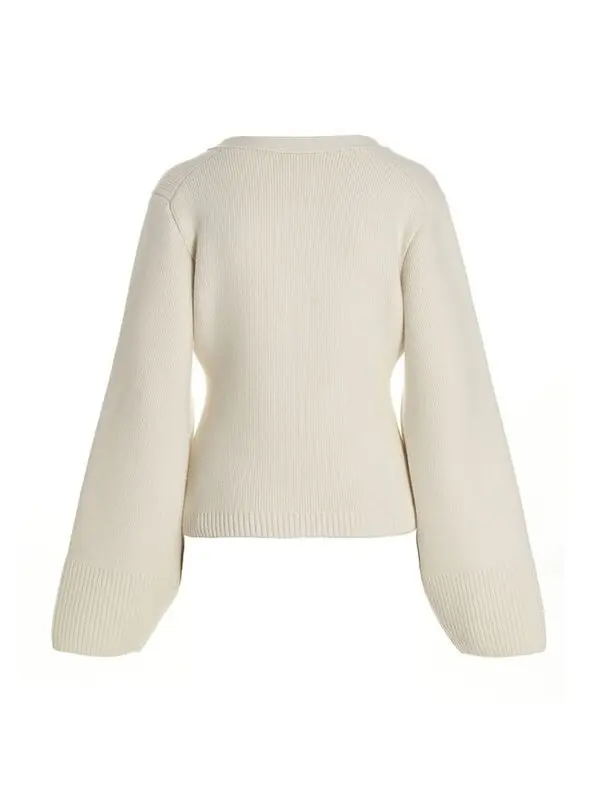 Khaite The Scarlet Knitted Cardigan - No