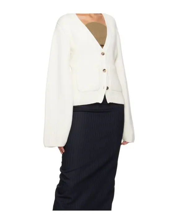 Khaite The Scarlet Knitted Cardigan - No