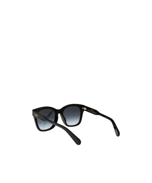 Chloé Eyewear Square Frame Sunglasses - Black
