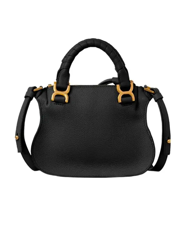 Chloé Marcie Mini Double Carry Tote Bag - Black