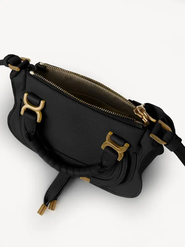 Chloé Marcie Mini Double Carry Tote Bag - Black