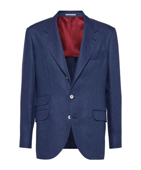 Brunello Cucinelli Cavallo Blazer - Blue