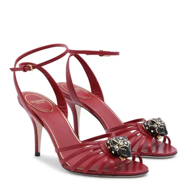 Valentino Garavani Embellished Open Toe Stiletto Sandals