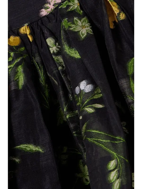 Erdem Sleeveless Floral Midi Dress